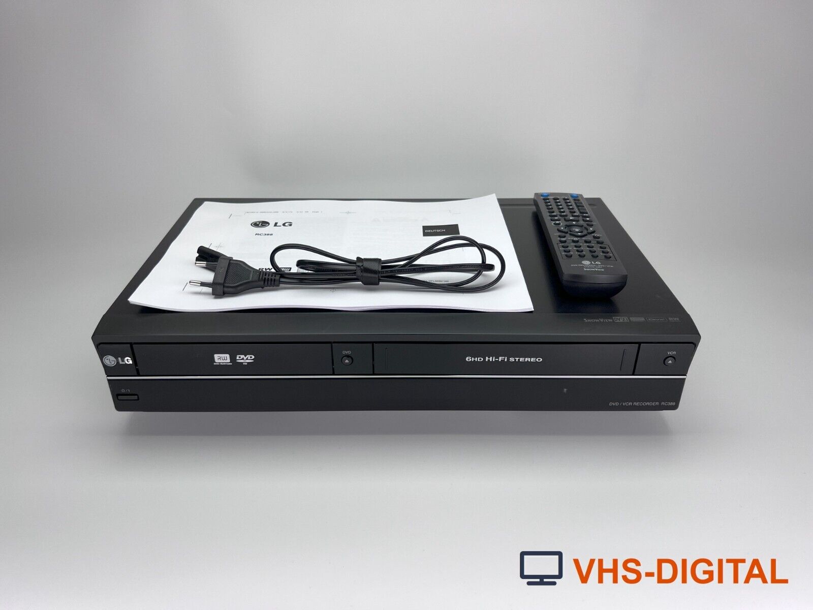 LG RC388 - DVD VHS Video Recorder VCR Kombigerät zum Digitalisieren ...