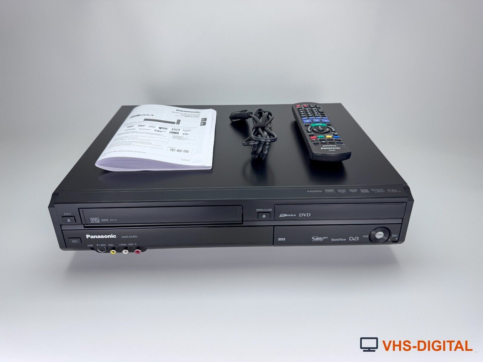 Panasonic DMR-EZ49V - DVD VHS Video Recorder VCR Kombigerät zum Digita ...